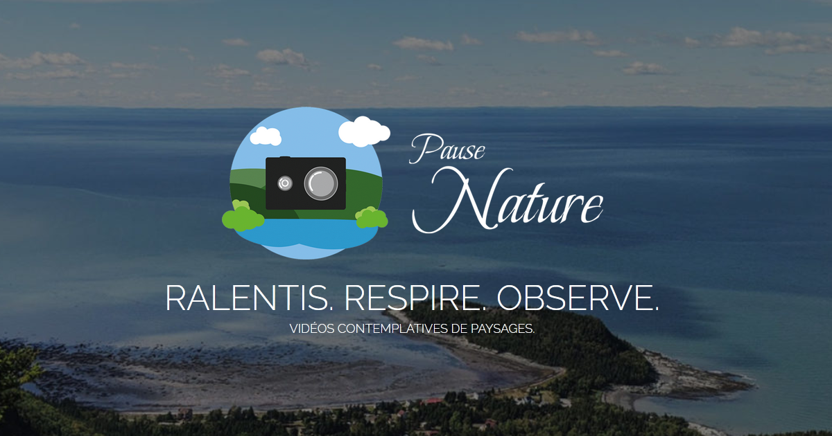 Accueil | Vidéos immersives de paysages naturels - Pause Nature